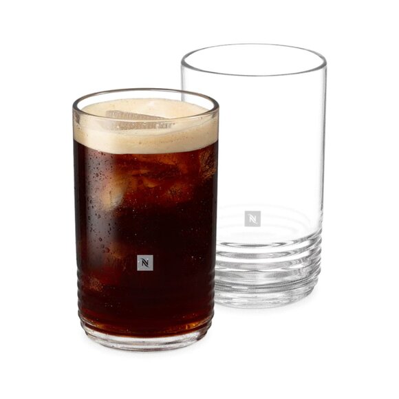 Nespresso | Dining | Nespresso Barista Recipe Glass Large Set Of 2 ...